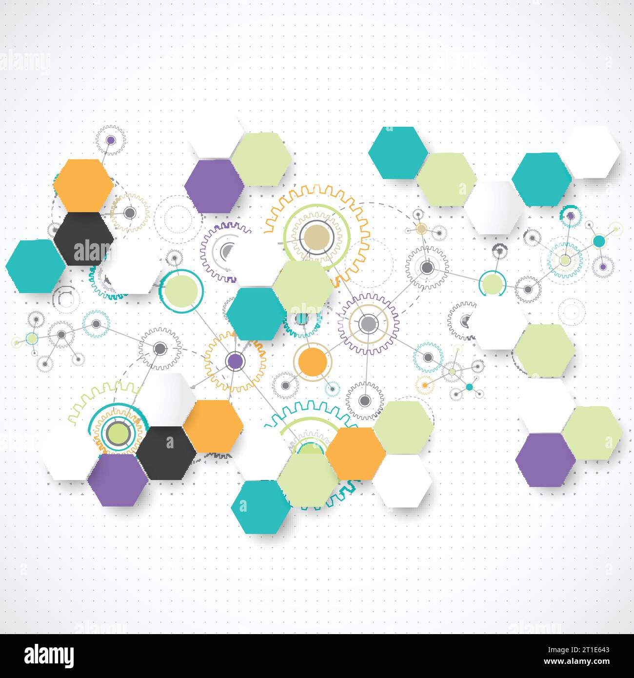 Abstract technological background. Vector Stock Vector Image & Art - Alamy