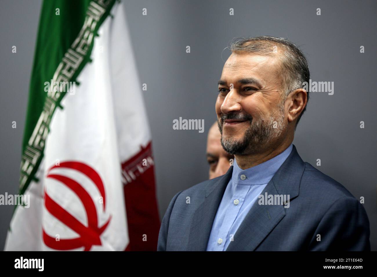 Beirut, Lebanon. 13th Oct, 2023. Iranian Foreign Minister Hossein Amir ...