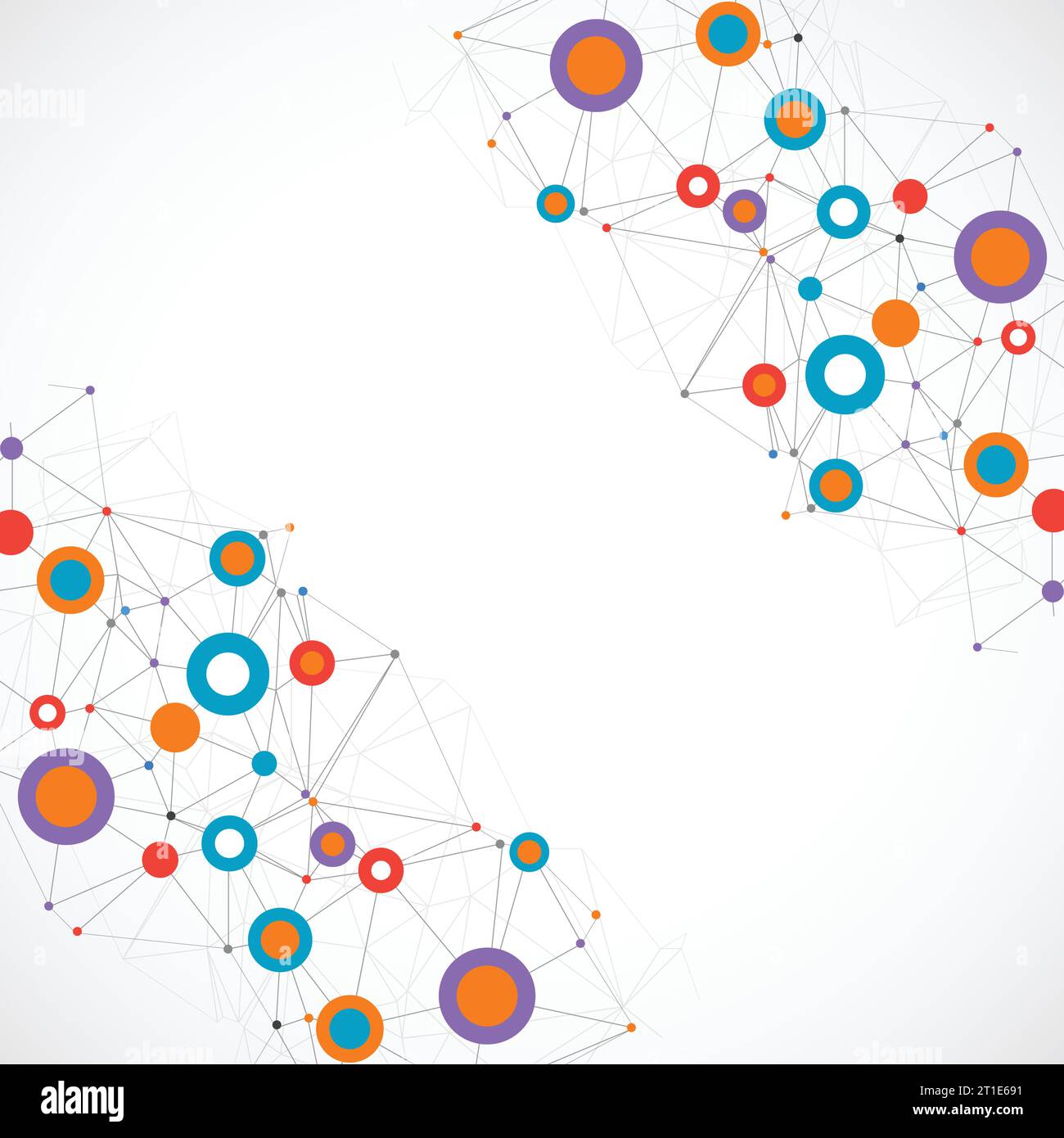 Network color technology communication background. Vector Stock Vector ...
