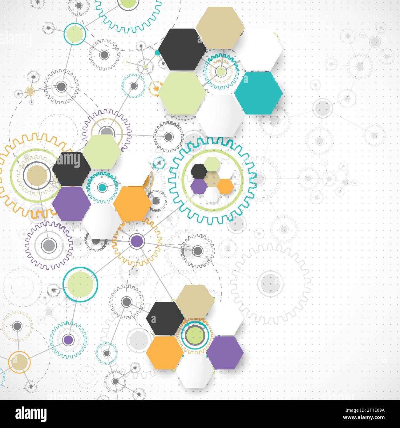 Abstract technological background. Vector Stock Vector Image & Art - Alamy