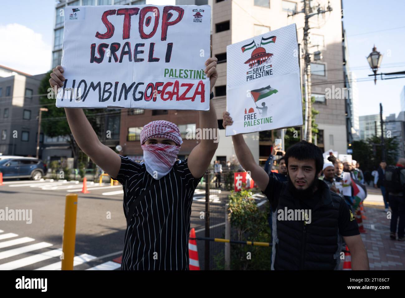 Tokyo, Japan. 13th Oct, 2023. Members of the Islamic community in Japan ...