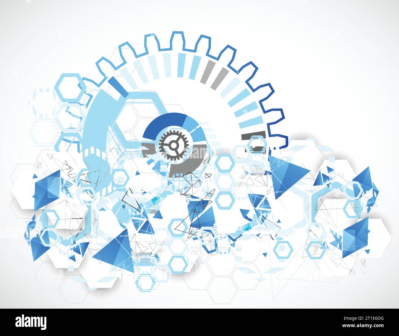 Abstract blue futuristic background for design works. Vector Stock ...