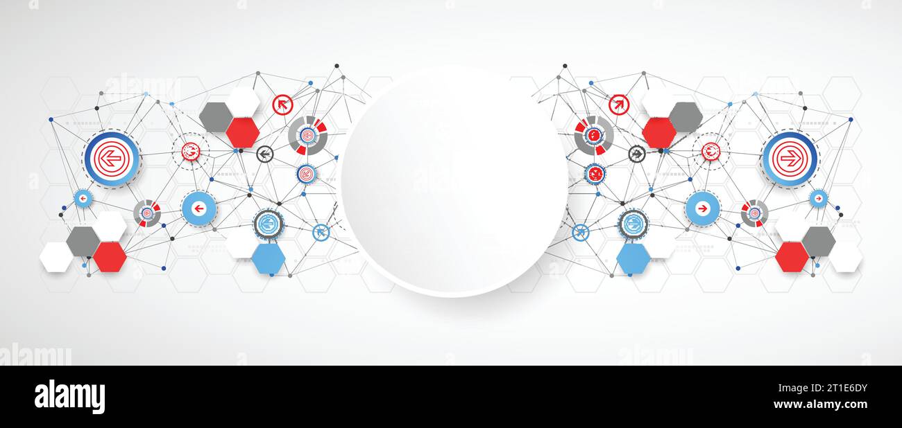 Abstract geometry technology background. Vector Stock Vector Image ...