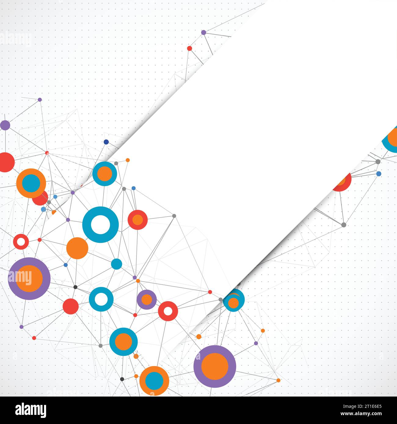 Network color technology communication background. Vector Stock Vector ...