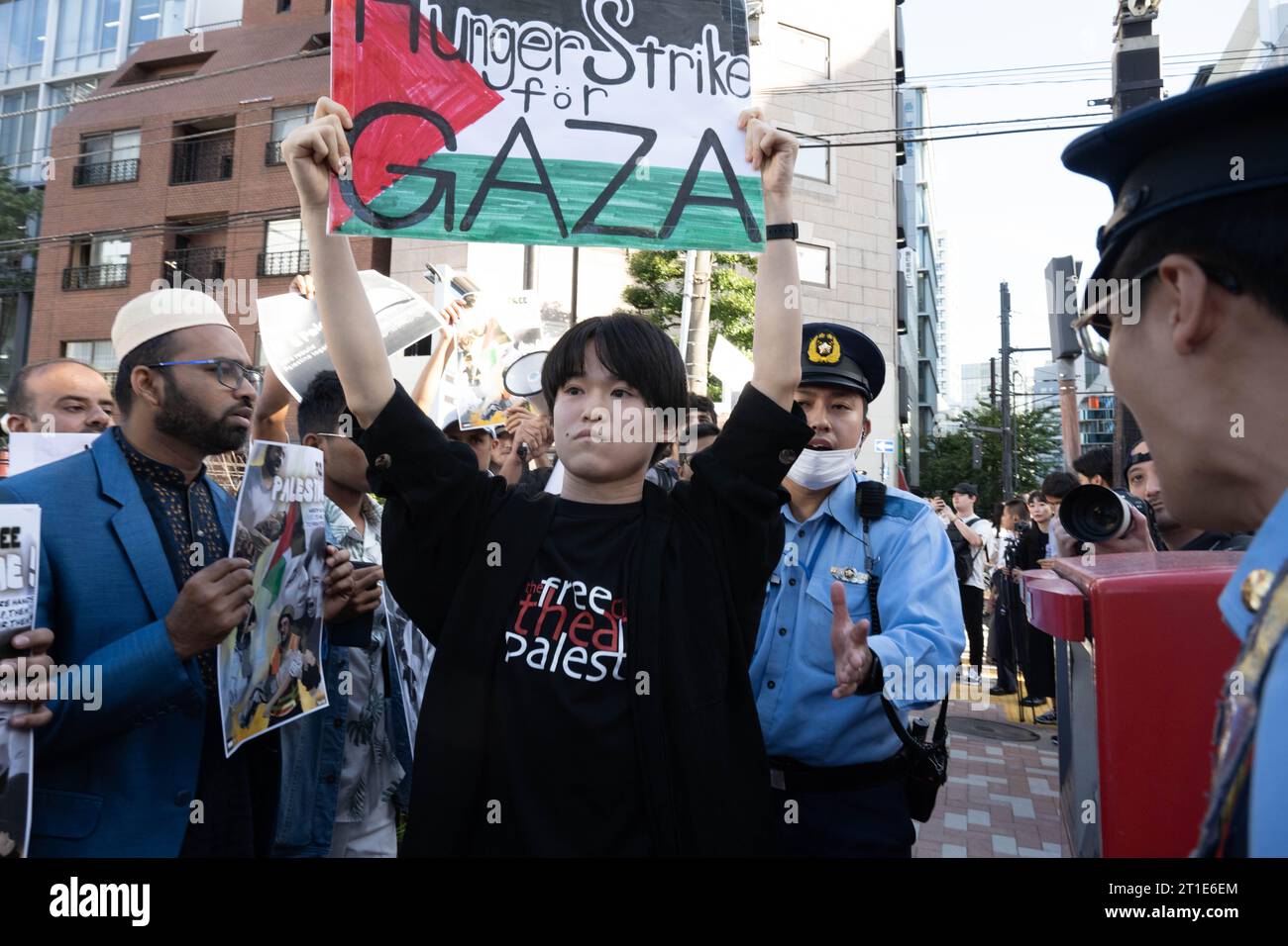 Tokyo, Japan. 13th Oct, 2023. Members of the Islamic community in Japan ...