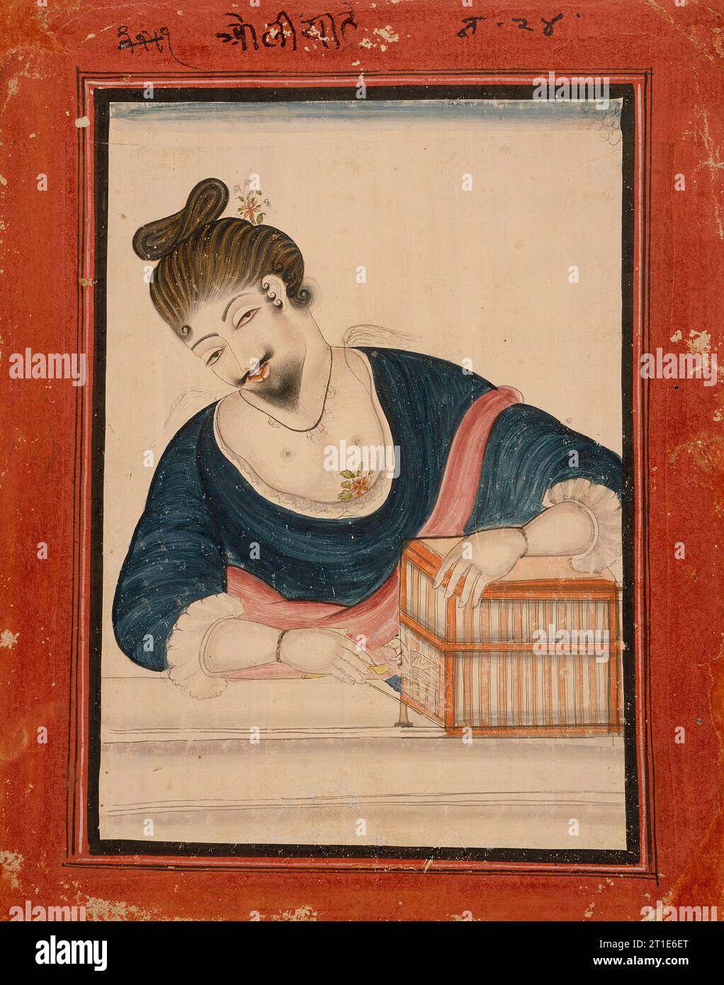 Fortune Teller with a Bird, between 1700 and 1725 Stock Photo - Alamy