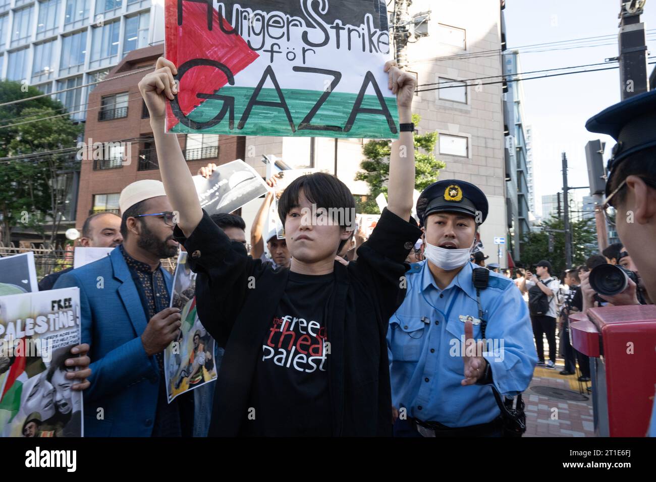 Tokyo, Japan. 13th Oct, 2023. Members of the Islamic community in Japan ...