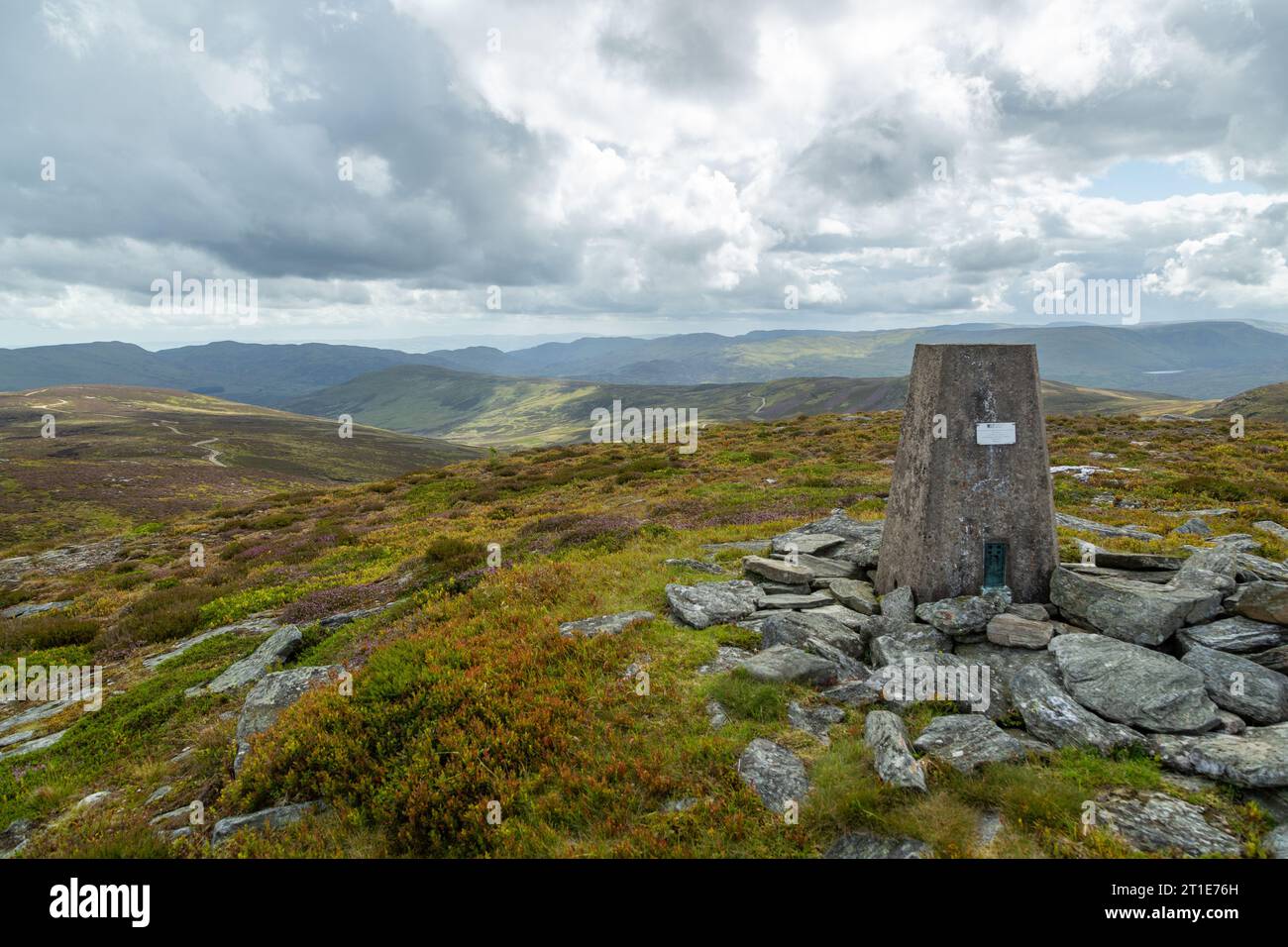 The summit of Meall Dearg near Amulree Perthshire Stock Photo - Alamy