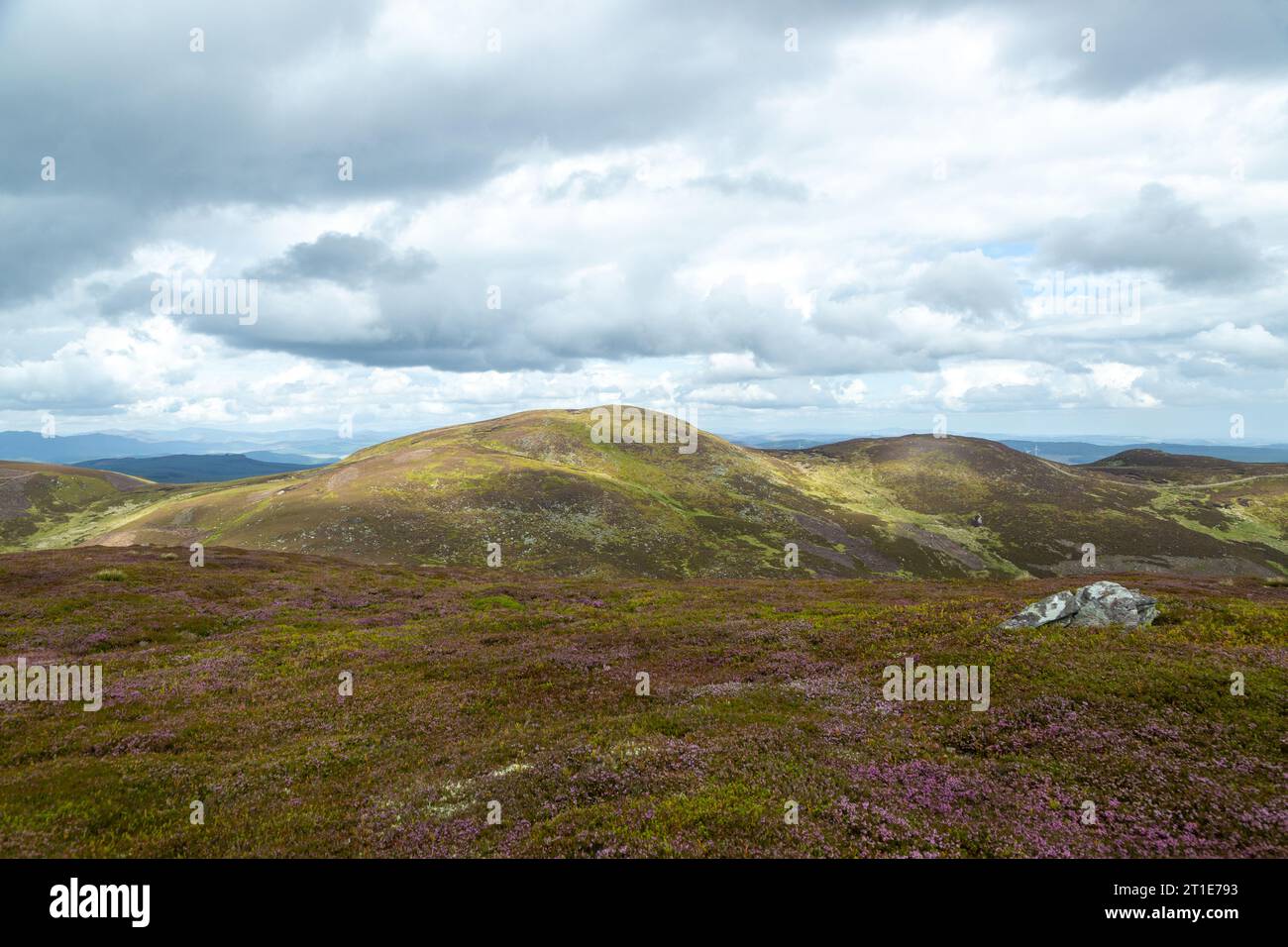 Looking towards the Perthshire hill Meall Dearg classed as a Fiona near ...