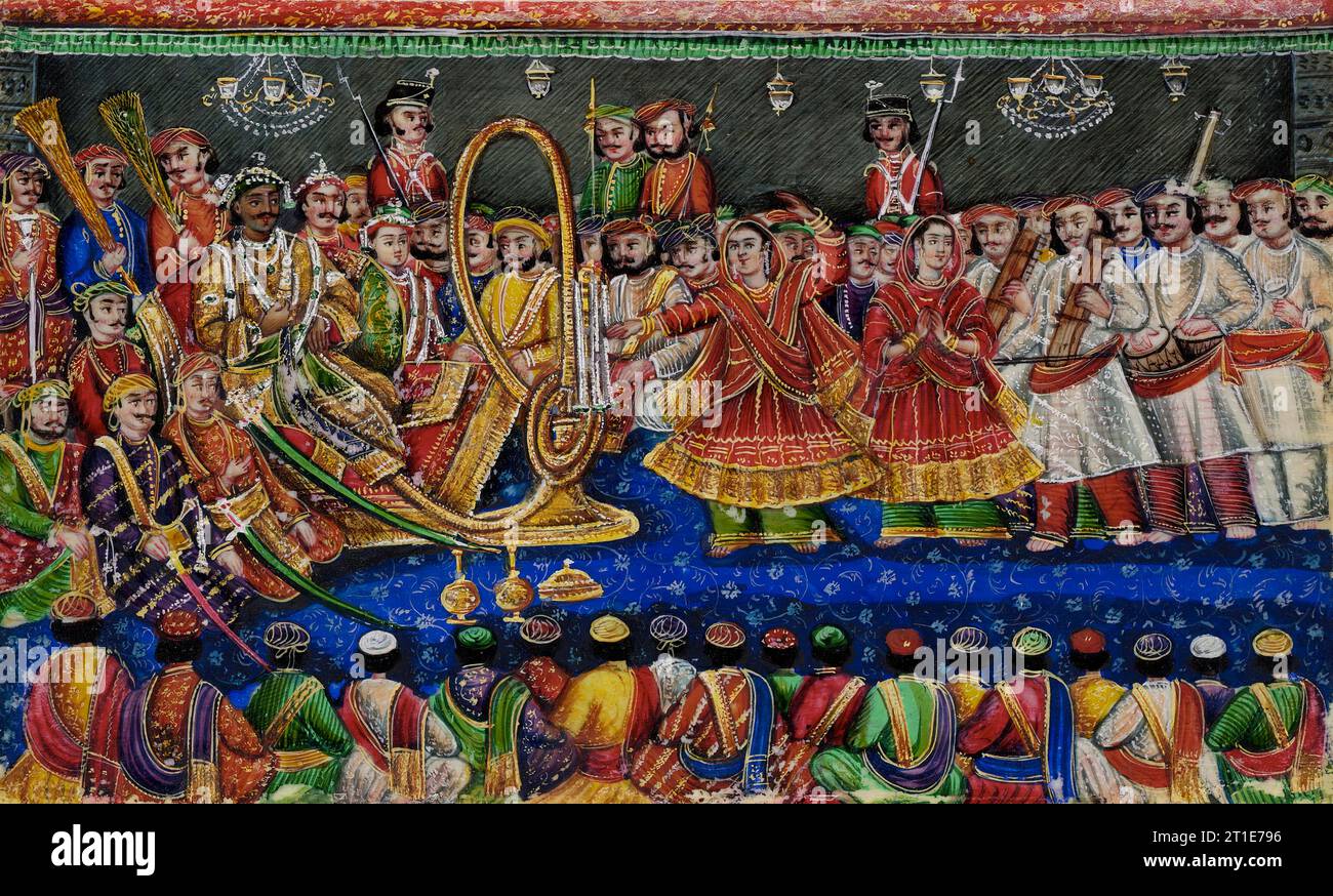 Nautch dance hi-res stock photography and images - Alamy