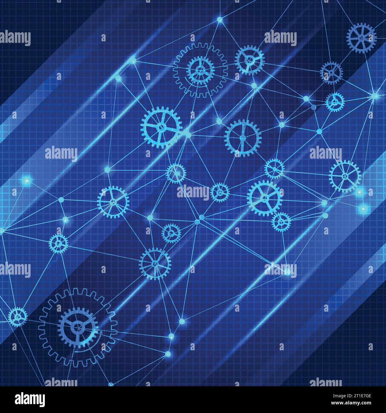Network color technology communication background. Vector Stock Vector ...