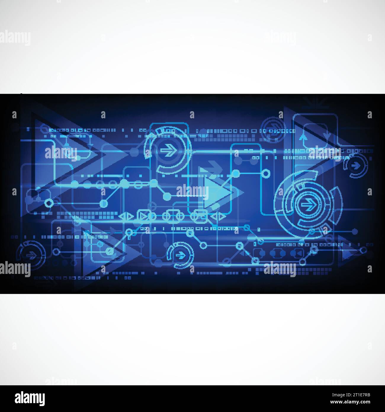 Abstract technological background. Vector Stock Vector Image & Art - Alamy