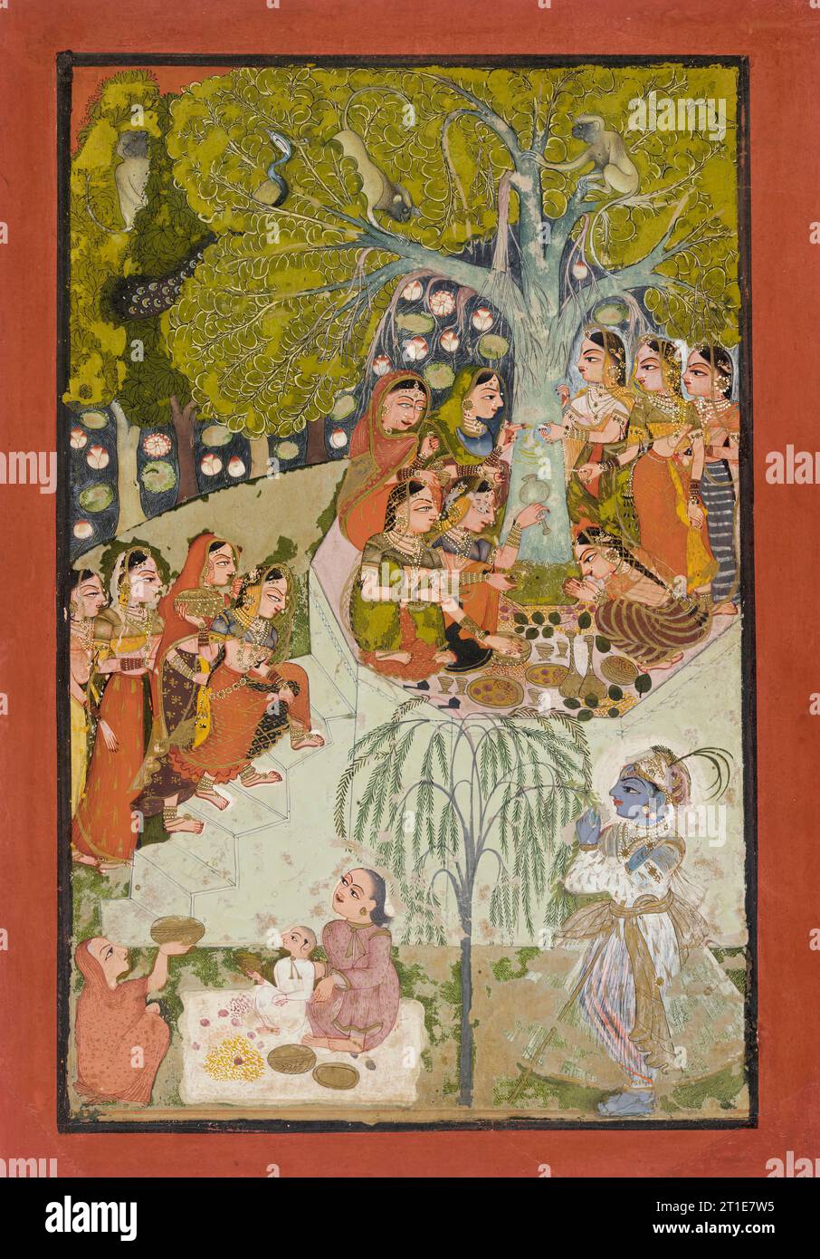 Tree Worship, between c1730 and c1750 Stock Photo - Alamy