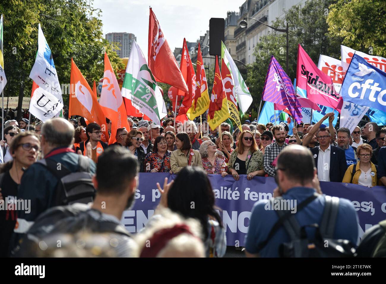 France on October 13, 2023, French Democratic Confederation of Labour ...