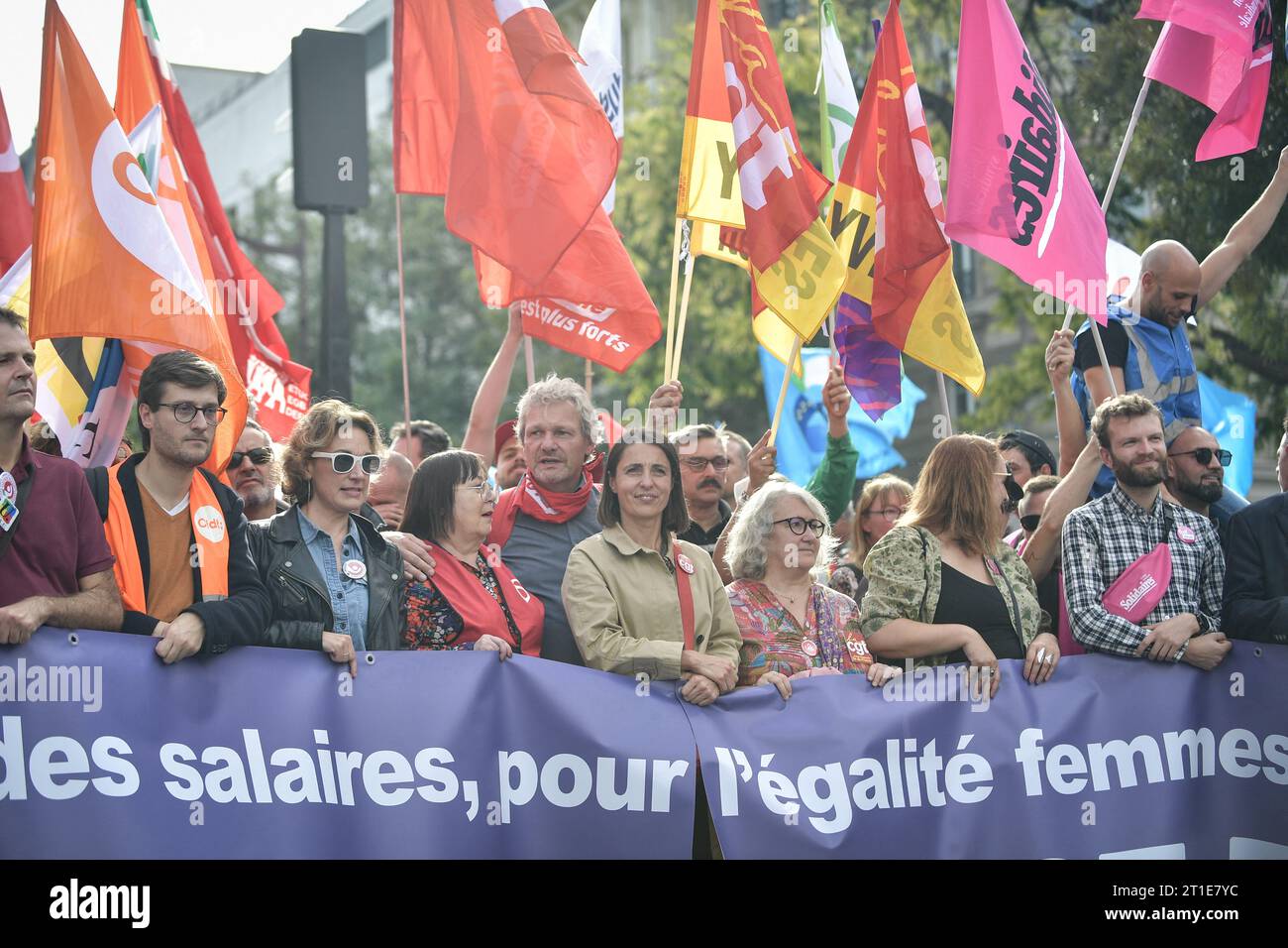 France on October 13, 2023, French Democratic Confederation of Labour ...