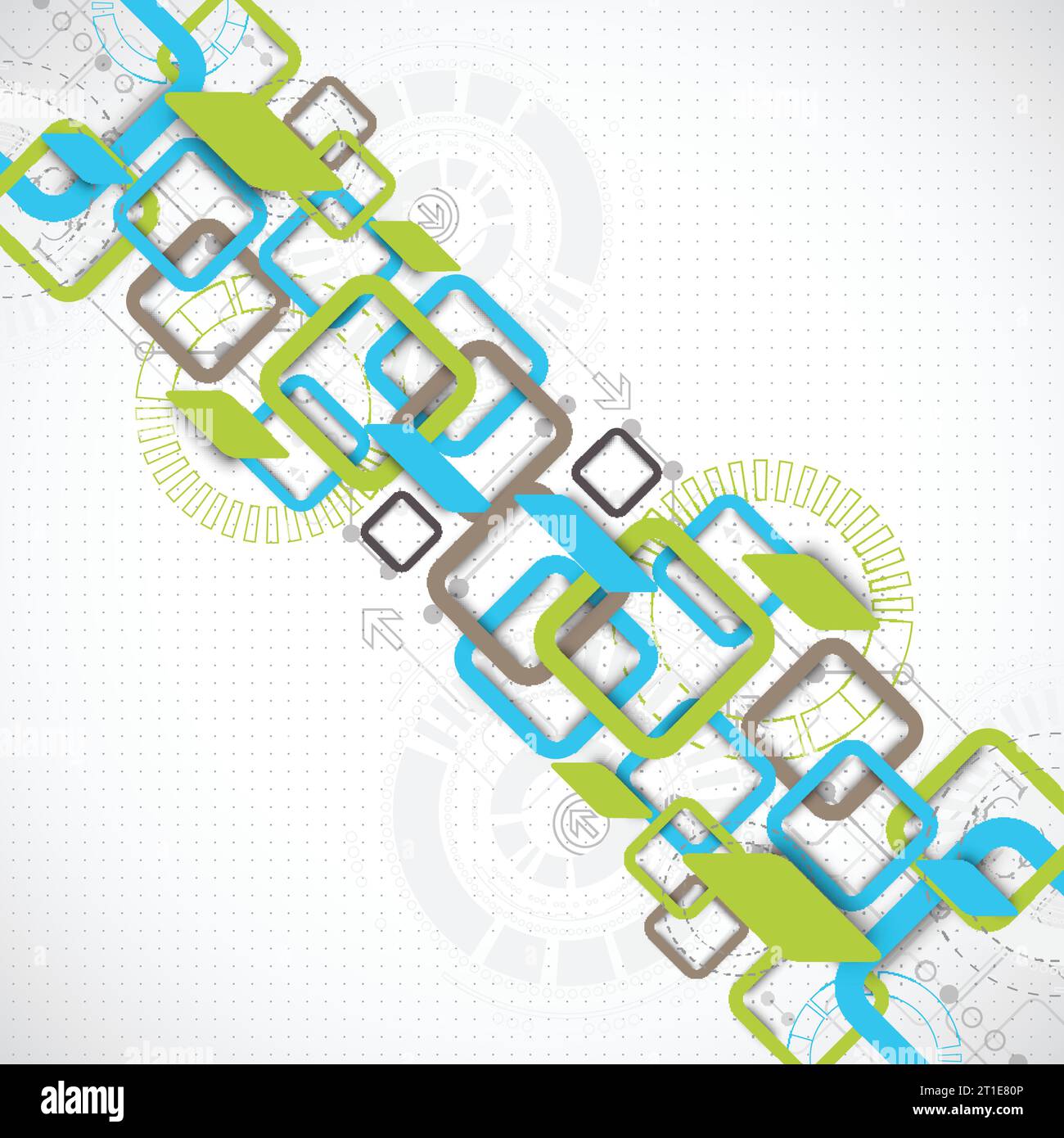 Abstract technology square background. Vector Stock Vector Image & Art ...