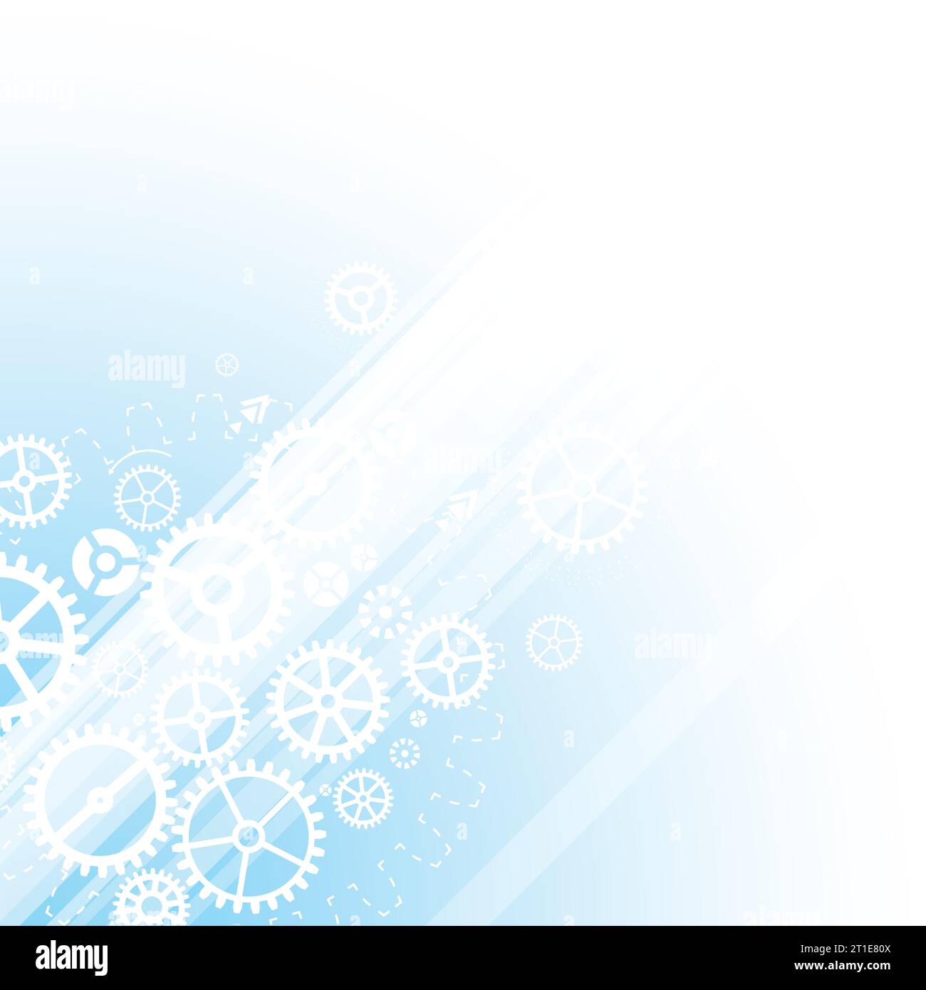 Blue technology business template background. Vector Stock Vector Image ...