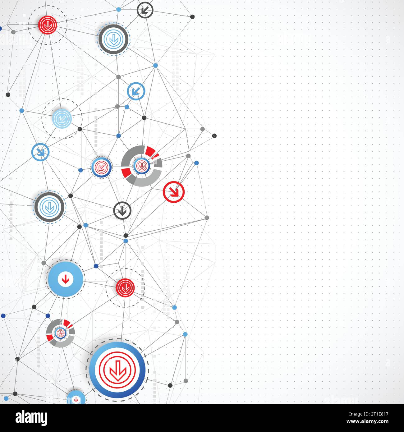 Abstract geometry technology background. Vector Stock Vector Image ...