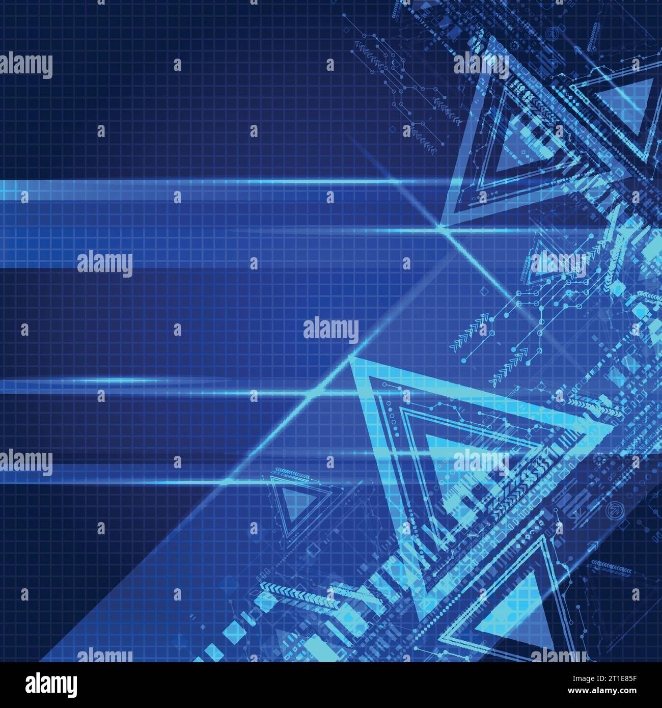 Abstract technological background. Vector Stock Vector Image & Art - Alamy