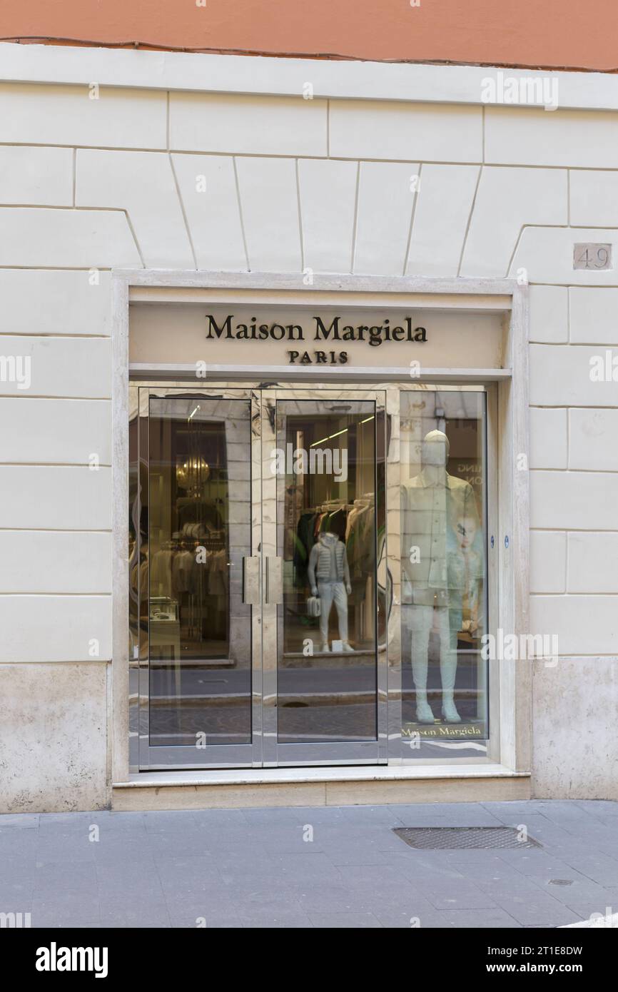 Maison Margiela shop, Rome, Italy Stock Photo - Alamy