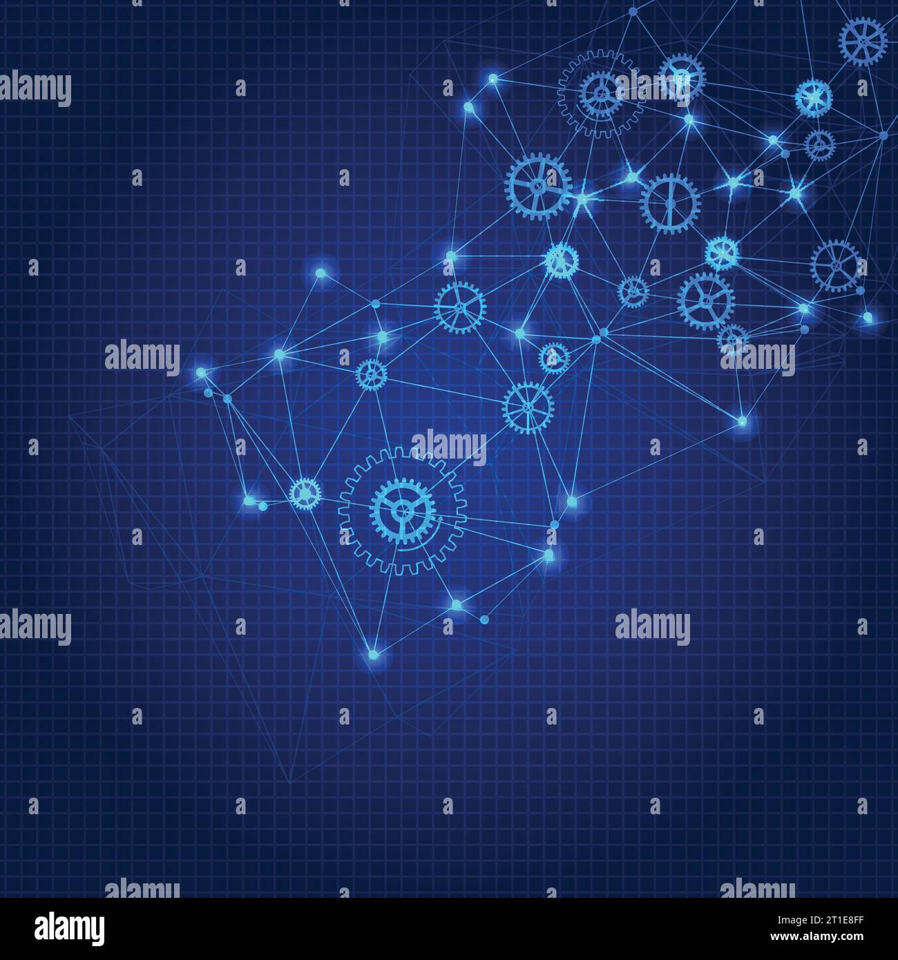 Network color technology communication background. Vector Stock Vector ...