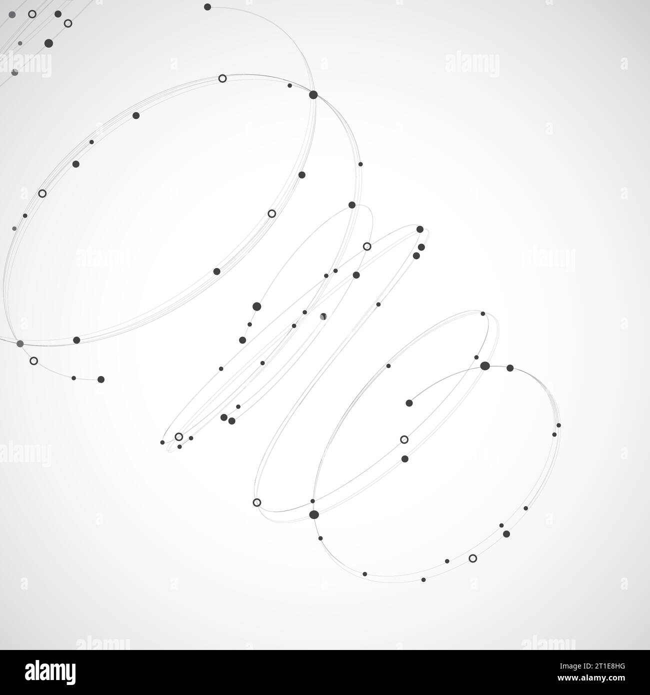 Abstract background with dots and lines. Geometric modern technology vector Stock Vector Image ...