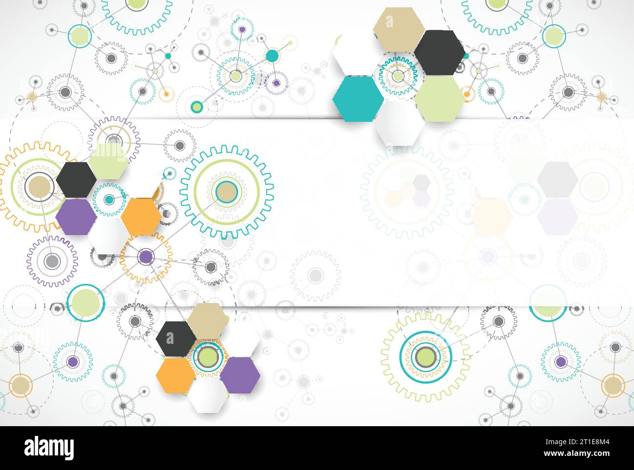 Abstract technological background. Vector Stock Vector Image & Art - Alamy