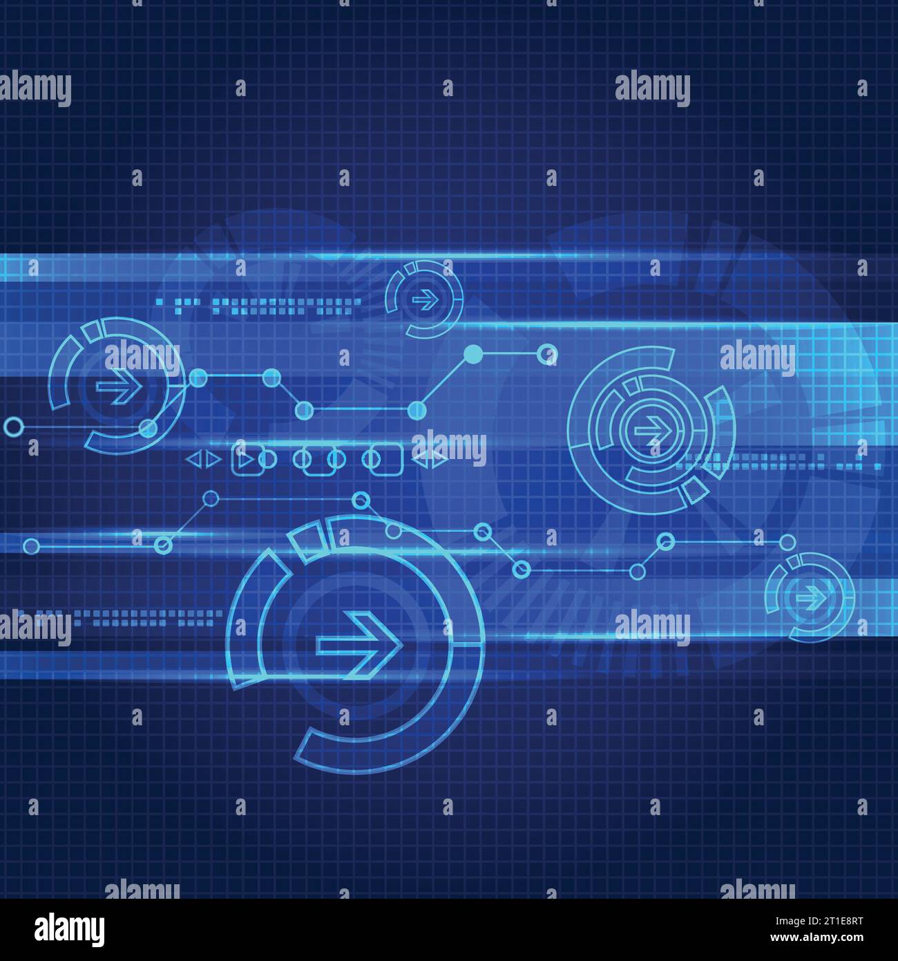 Abstract engineering future technology background Stock Vector Image ...
