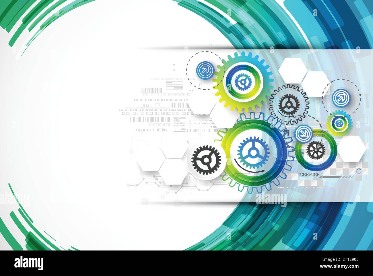 Abstract technology business template background. Vector illustration ...