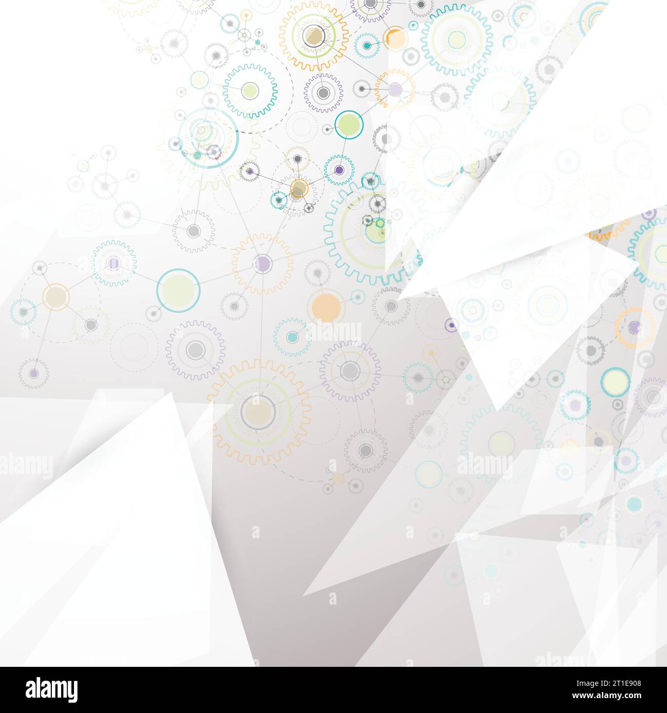 Abstract geometry technology background. Vector Stock Vector Image ...