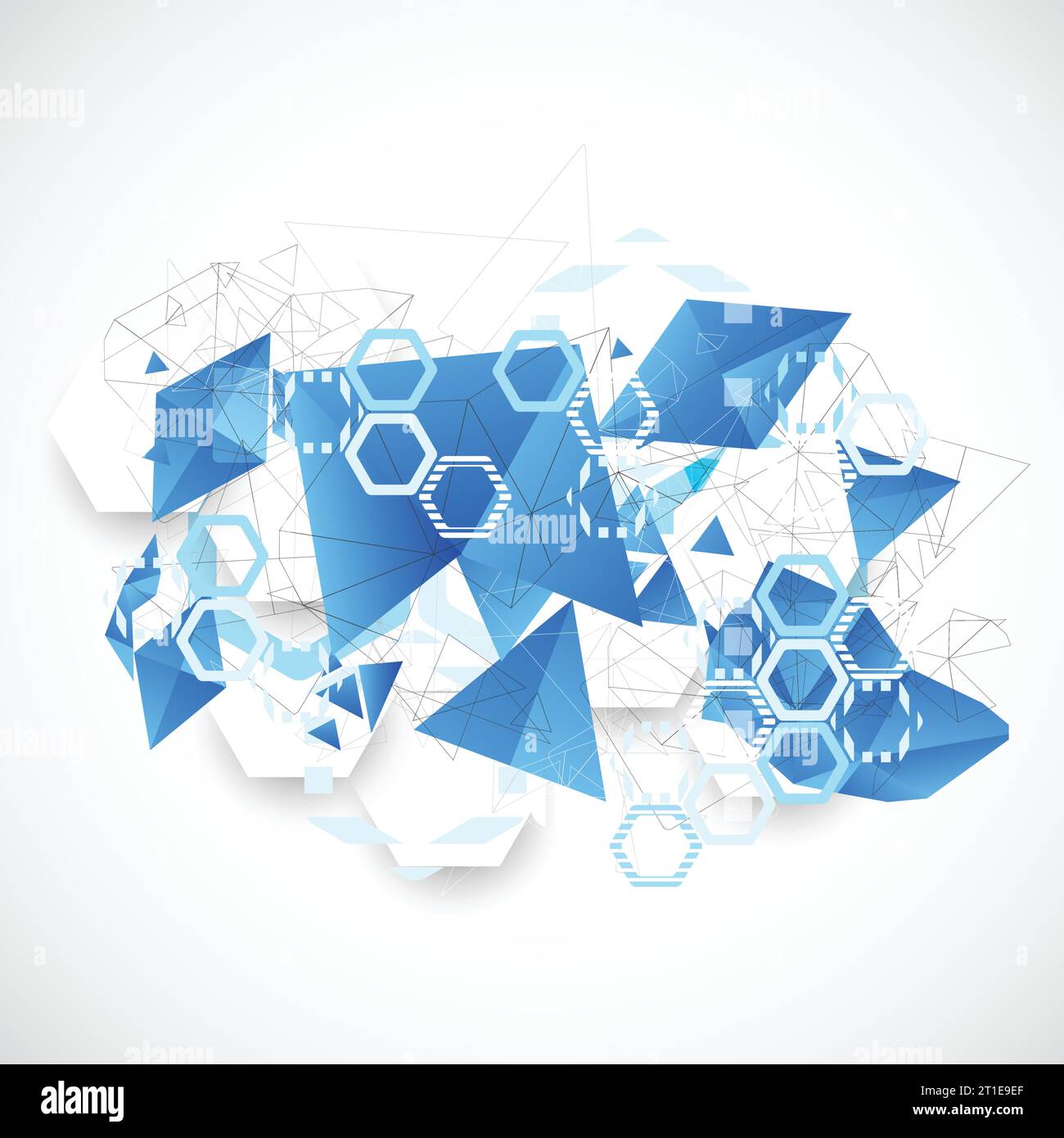Abstract blue futuristic background for design works. Vector Stock ...