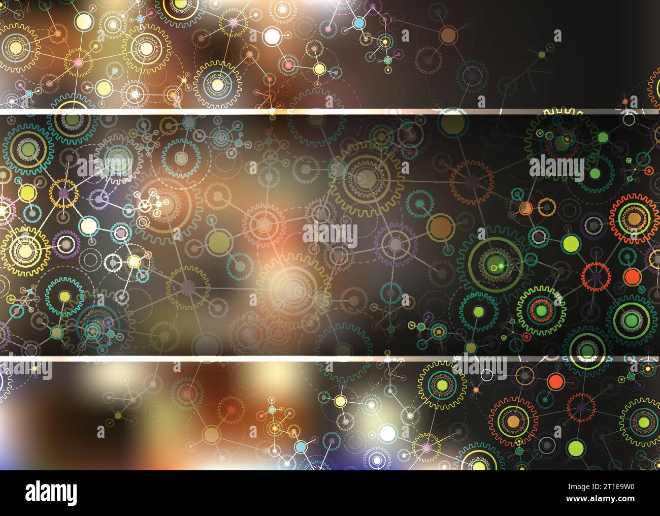Color technology communication background. Vector Stock Vector Image ...