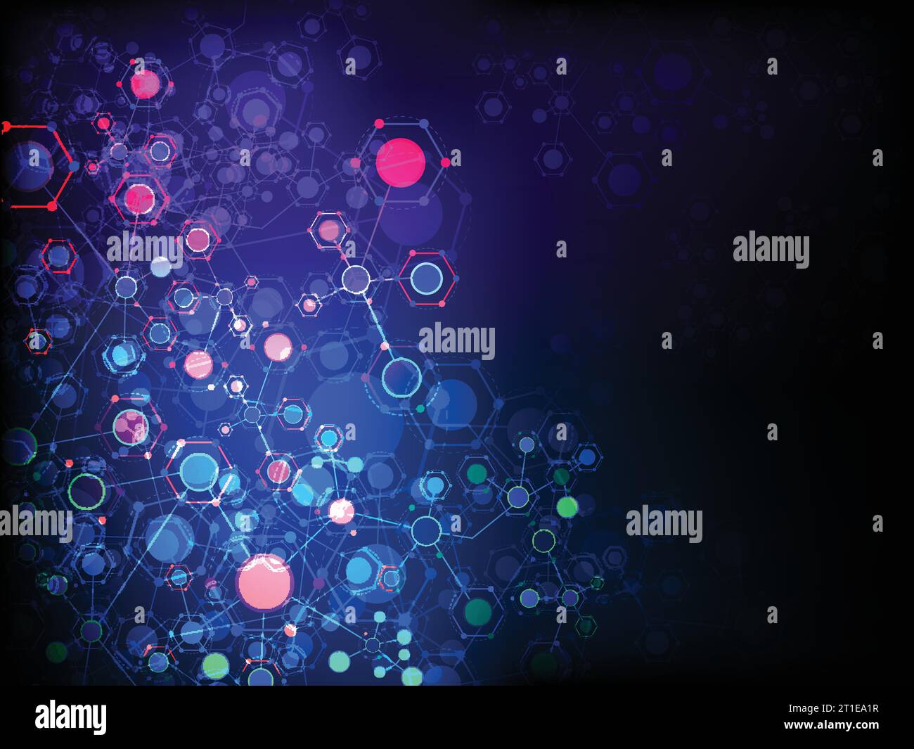Color technology communication background. Vector Stock Vector Image ...