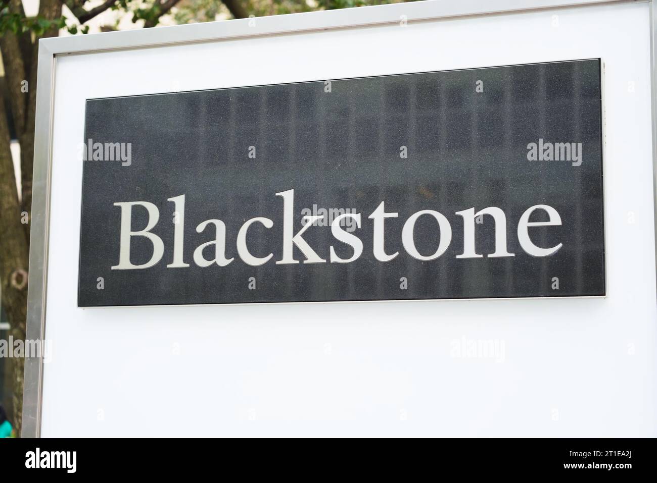 Blackstone group sign hi-res stock photography and images - Alamy