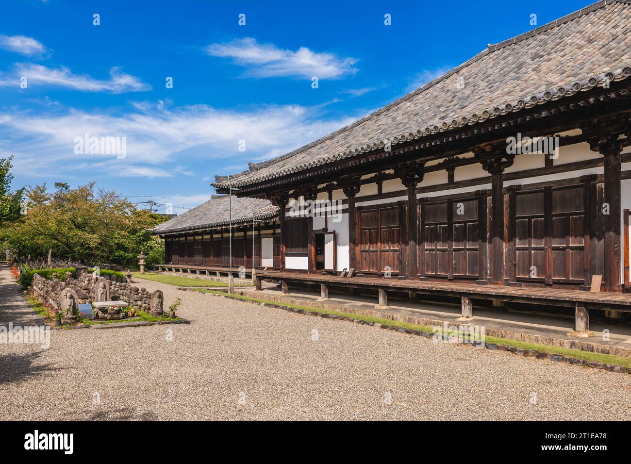Gokurakubo Main Hall of Gango ji temple in Nara, Kansai, Japan Stock ...