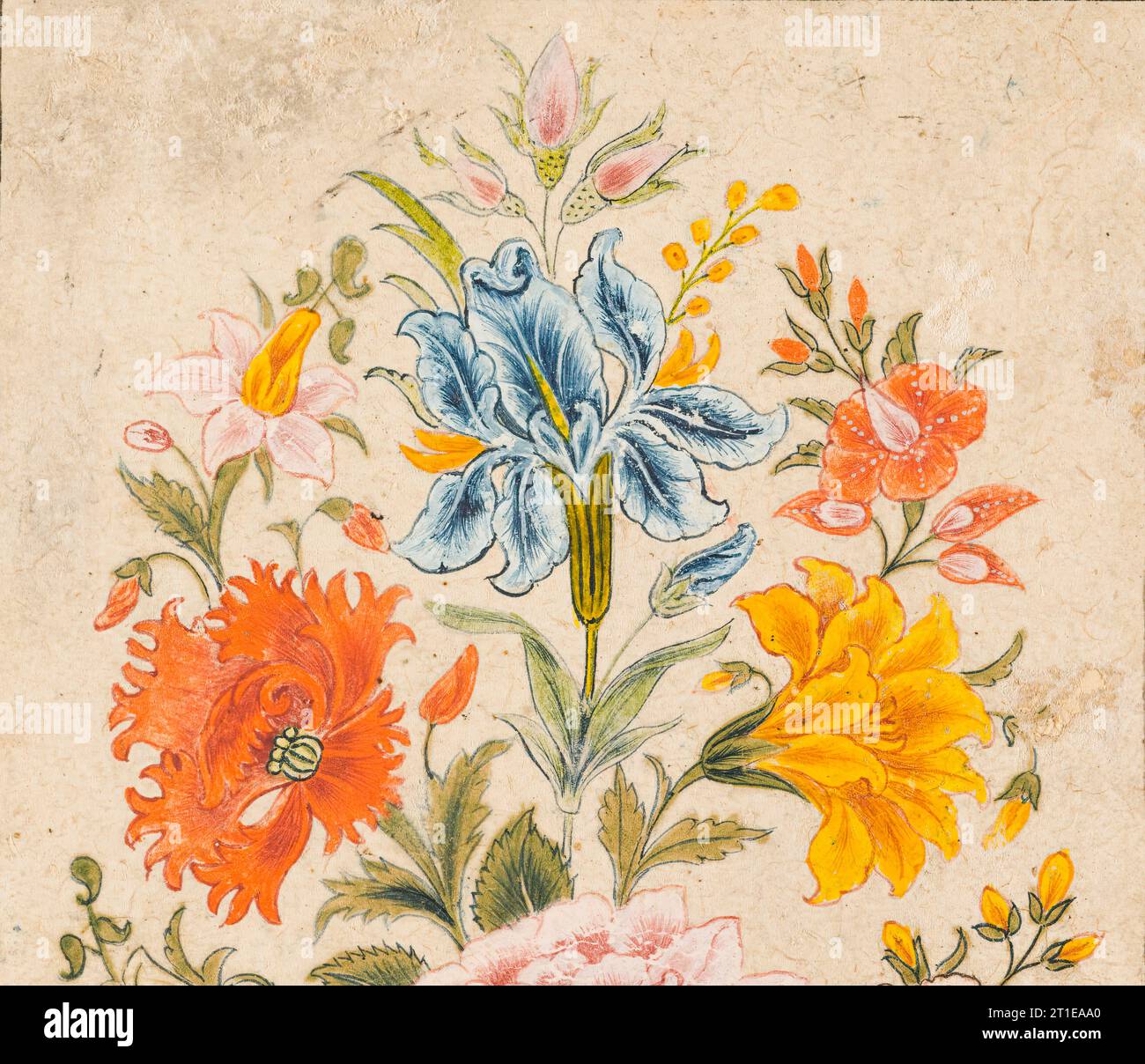 Floral Bouquet (image 3 of 3), between 1700 and 1750 Stock Photo - Alamy