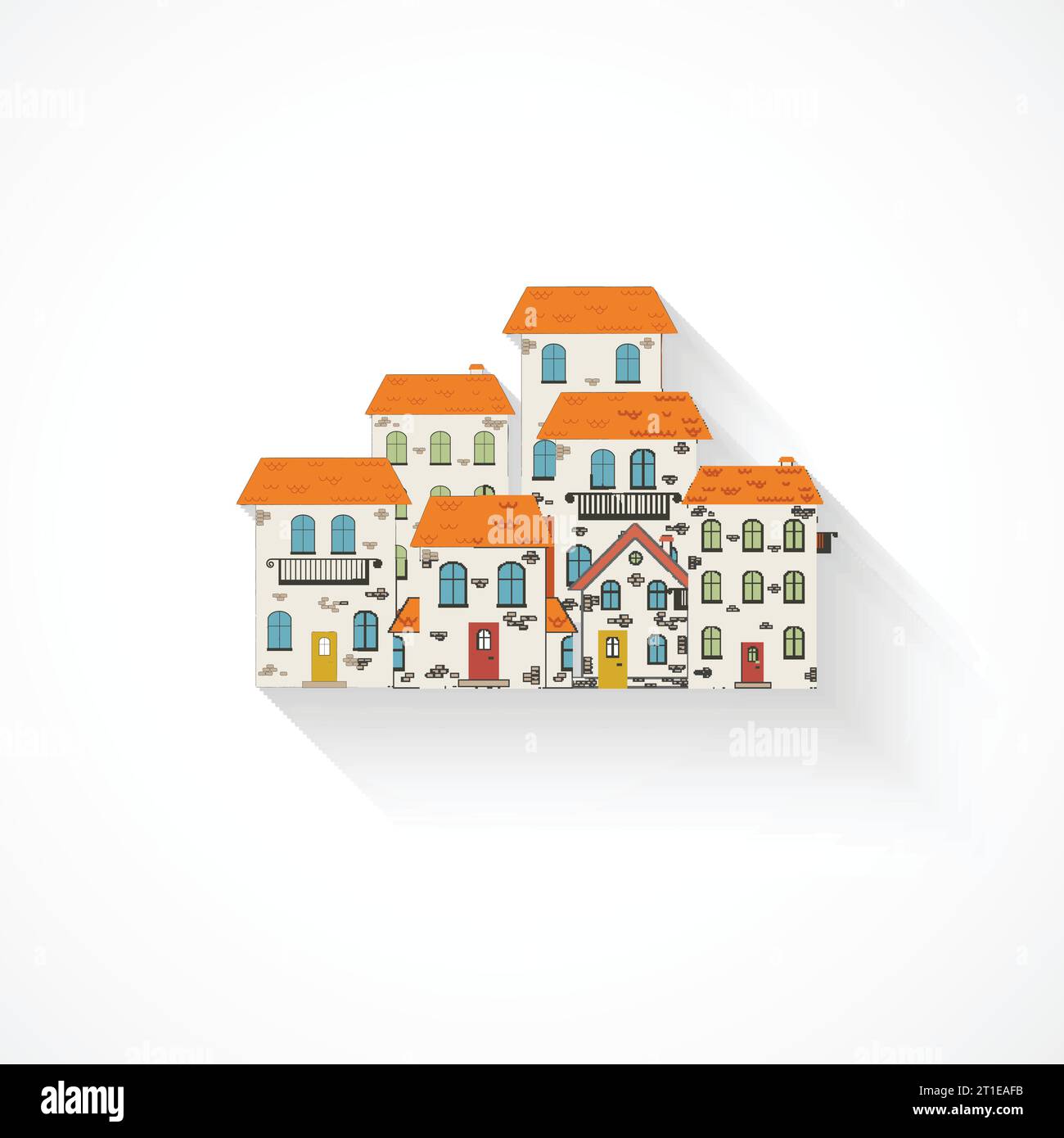 Shadow theme city background Stock Vector Image & Art - Alamy