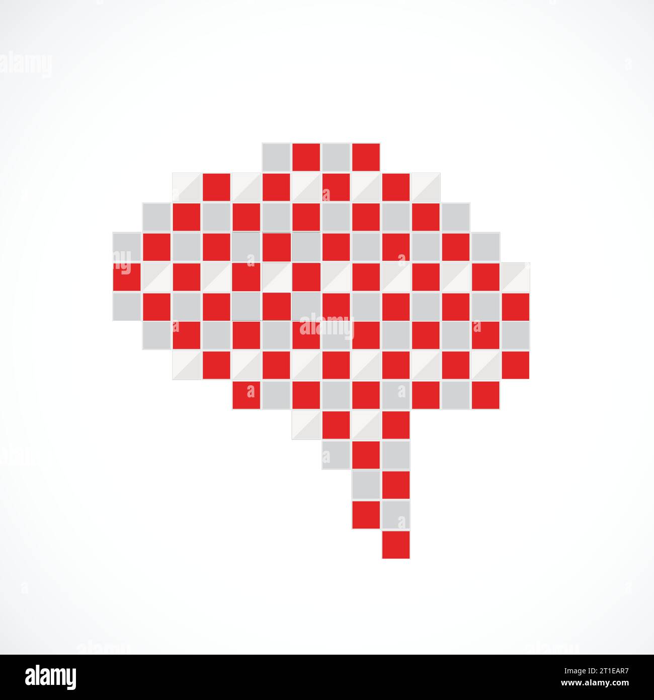 Abstract digital brain,technology concept. Vector Stock Vector Image ...