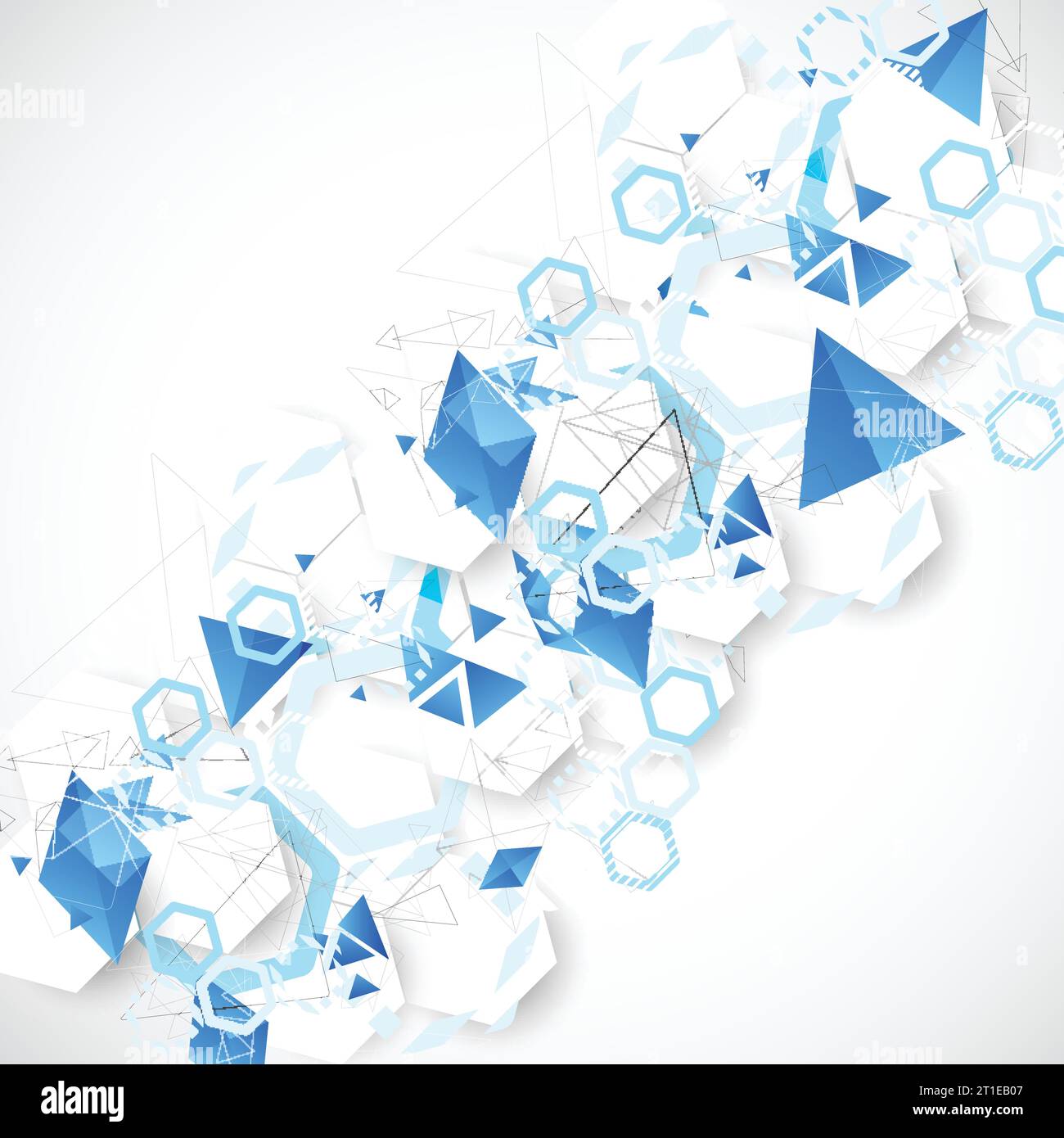 Abstract blue futuristic background for design works. Vector Stock ...