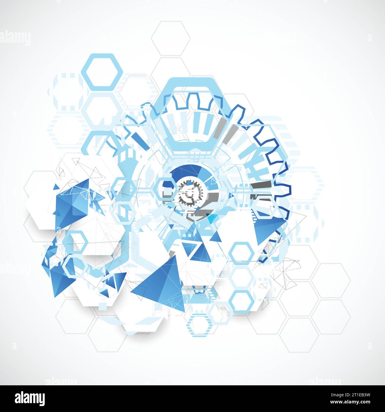 Abstract blue futuristic background for design works. Vector Stock ...