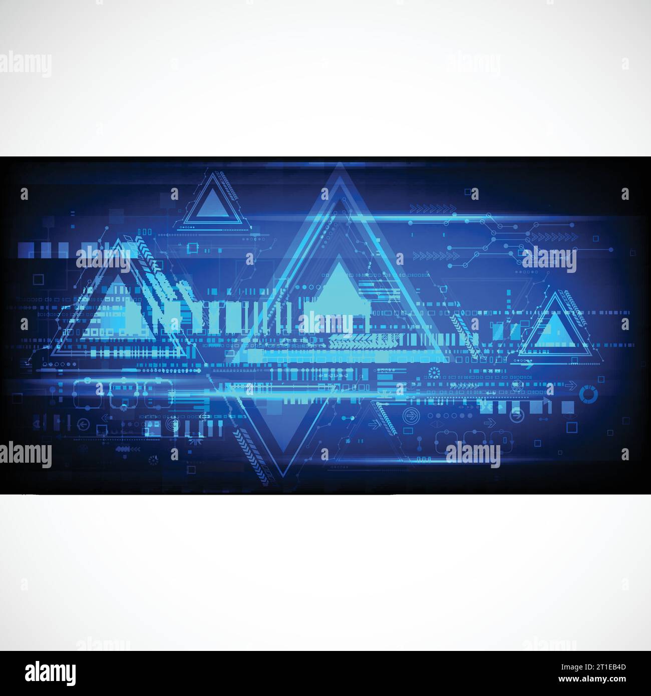 Abstract technological background. Vector Stock Vector Image & Art - Alamy