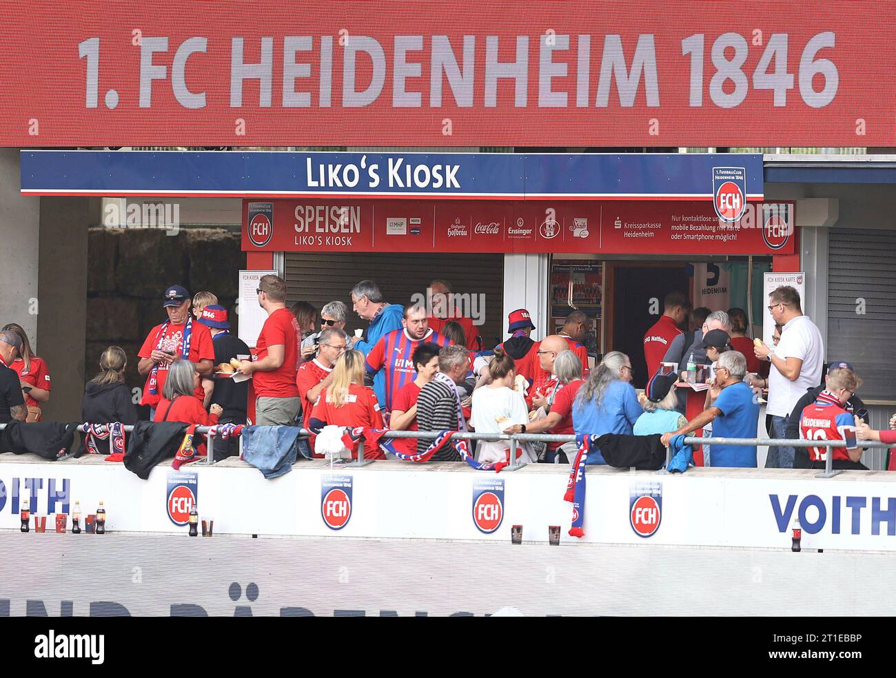 Heidenheim, Deutschland. 30th Sep, 2023. firo: 09/30/2023, football ...