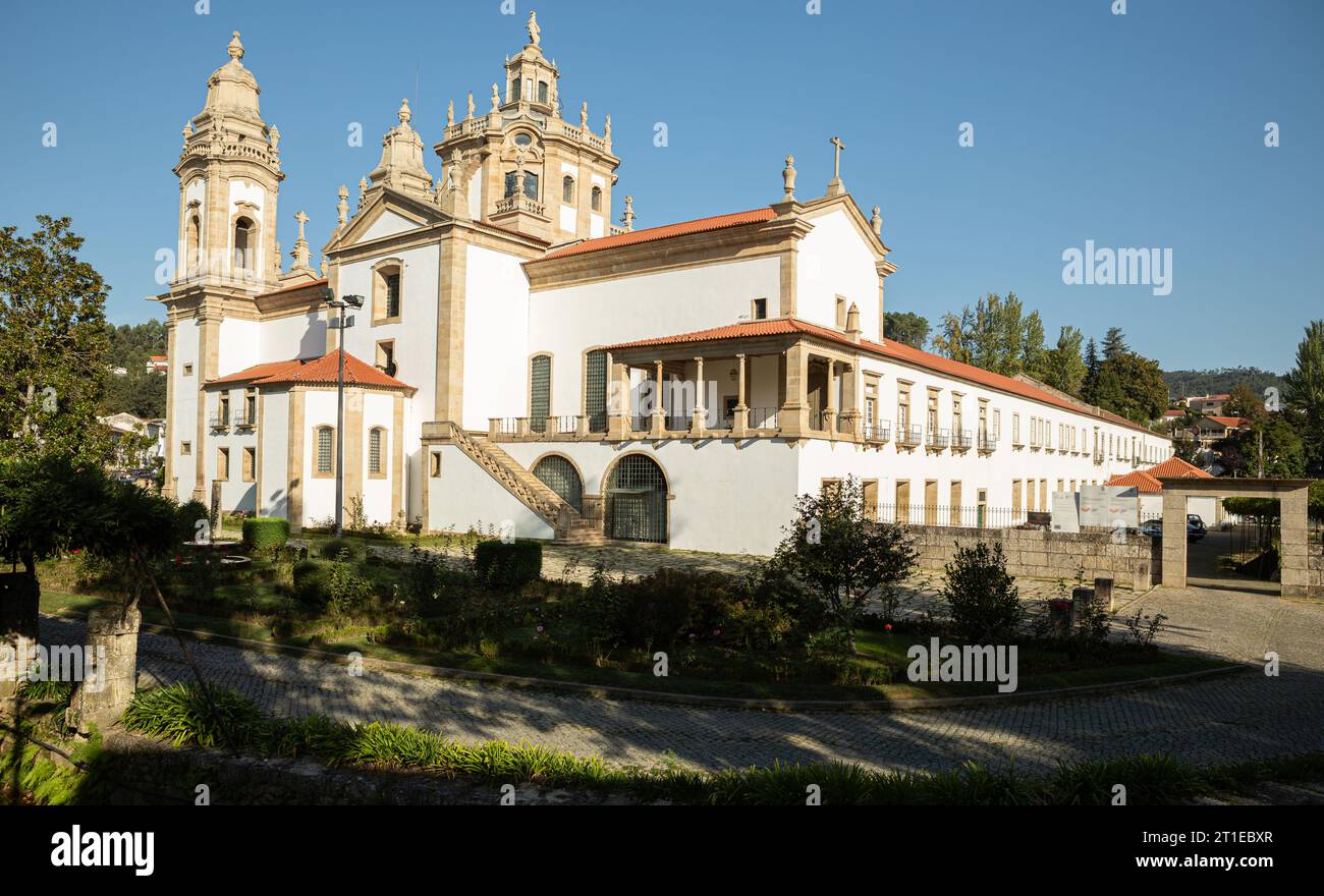 Side view of S.Miguel de Refojos Monastery, Cabeceiras de Basto ...