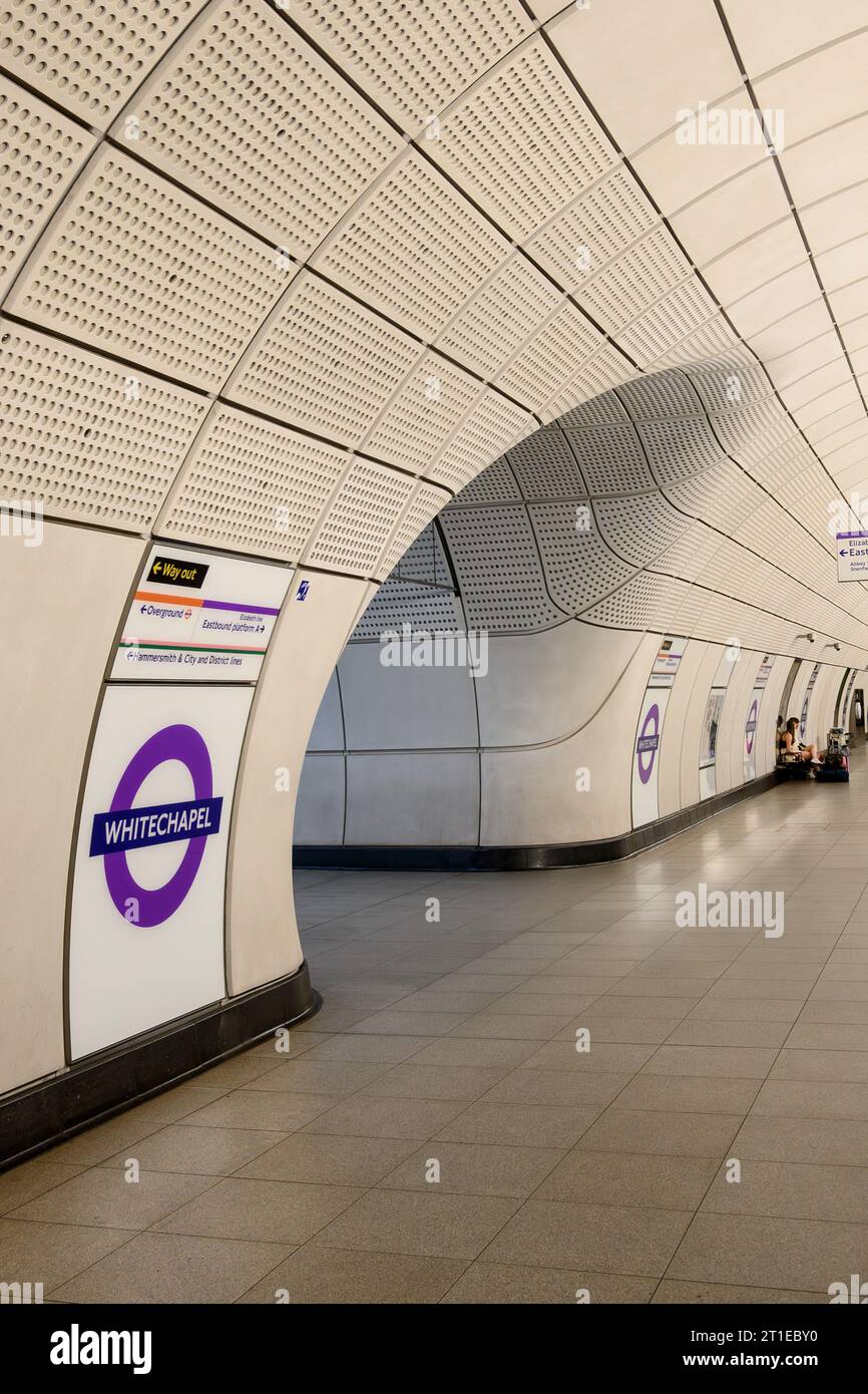 Whitechapel station elizabeth line hi-res stock photography and images ...
