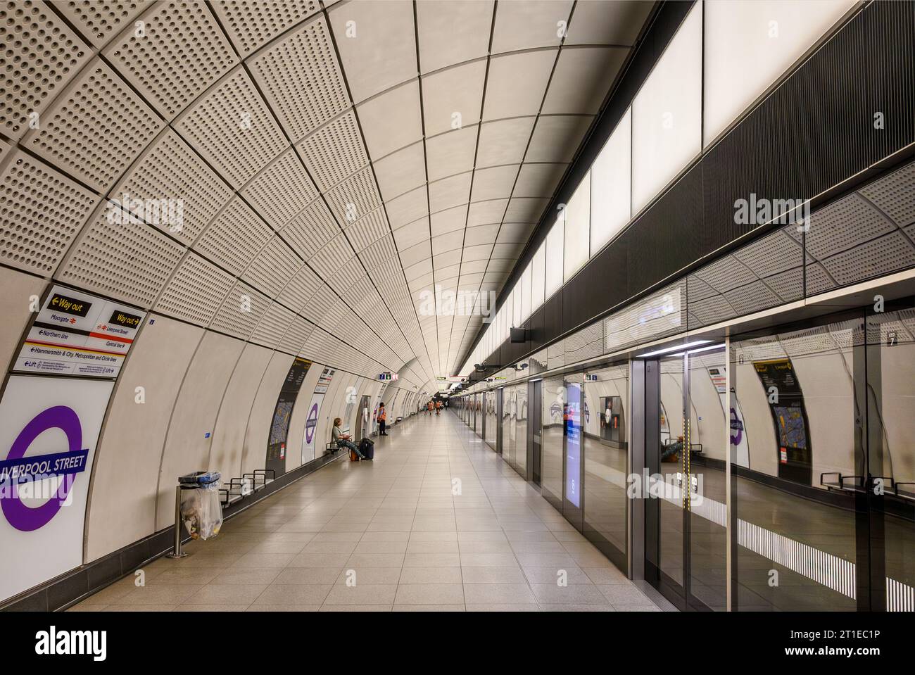 Elizabeth Line, London Underground, Tube Stock Photo - Alamy