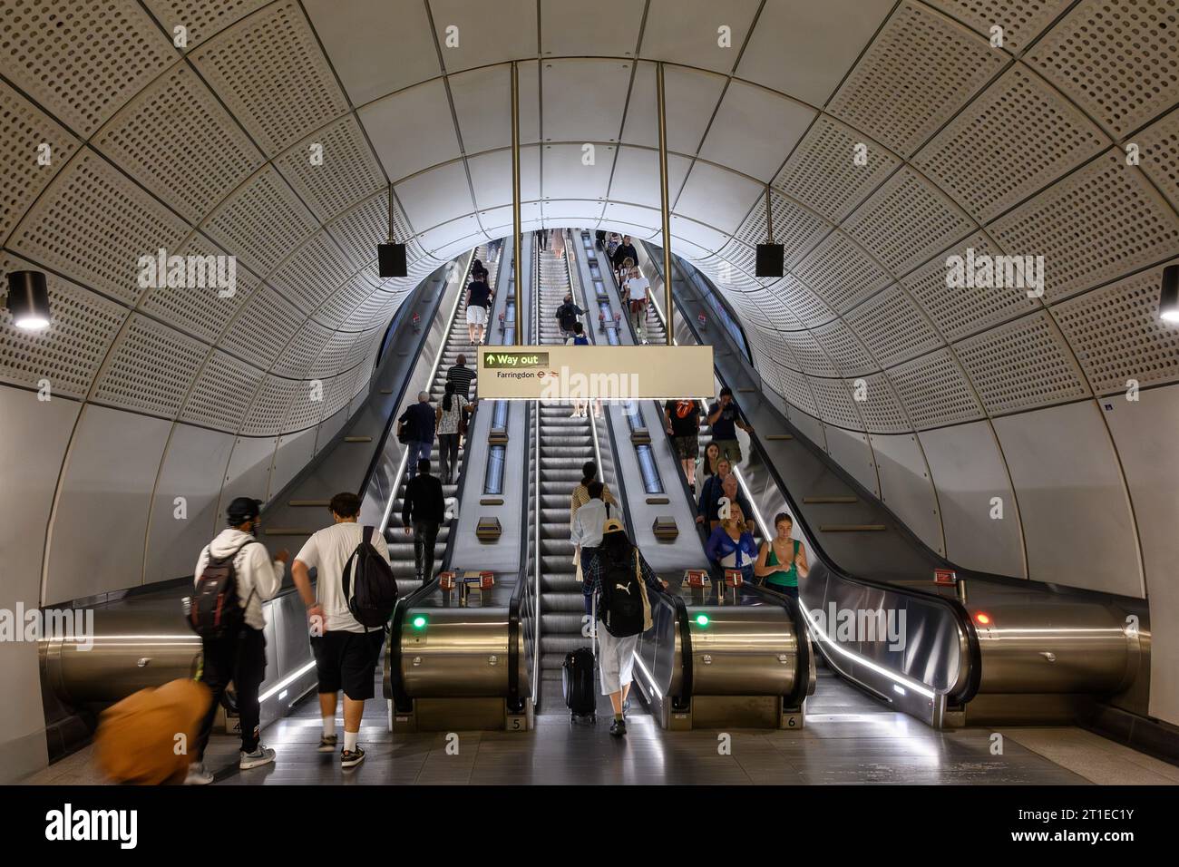 Elizabeth Line, London Underground, Tube Stock Photo - Alamy