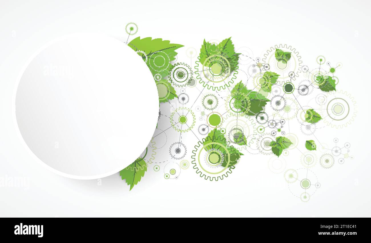 Eco manufacture abstract technology background. Vector Stock Vector ...