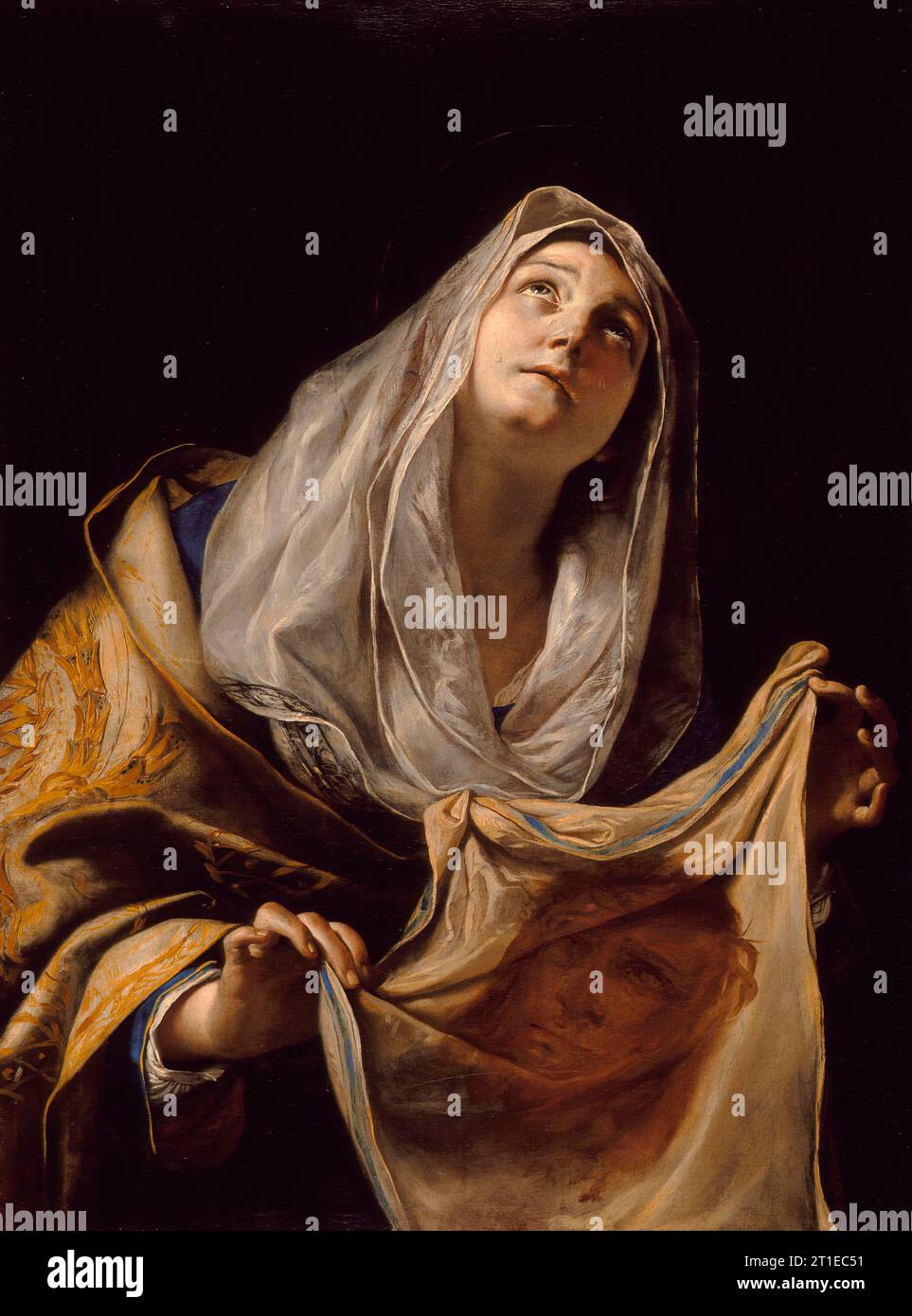 Saint Veronica with the Veil (image 2 of 2), between c1655 and c1660 Stock Photo - Alamy