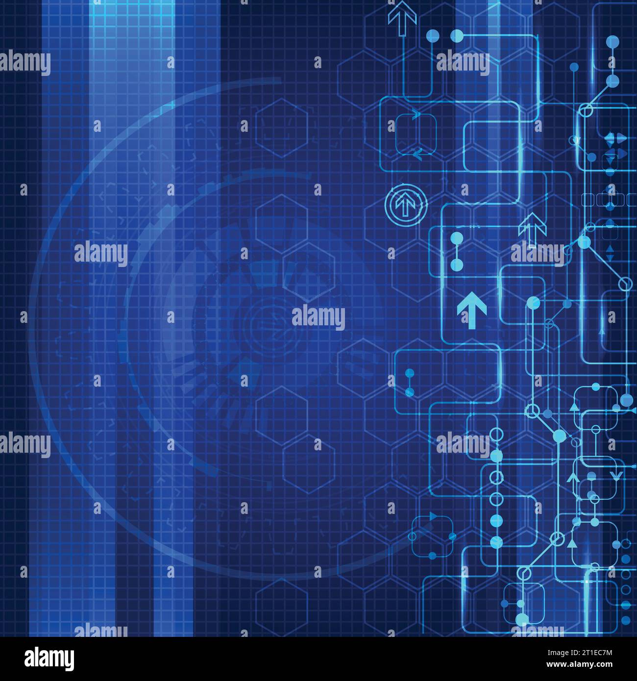 Abstract engineering future technology background Stock Vector Image ...