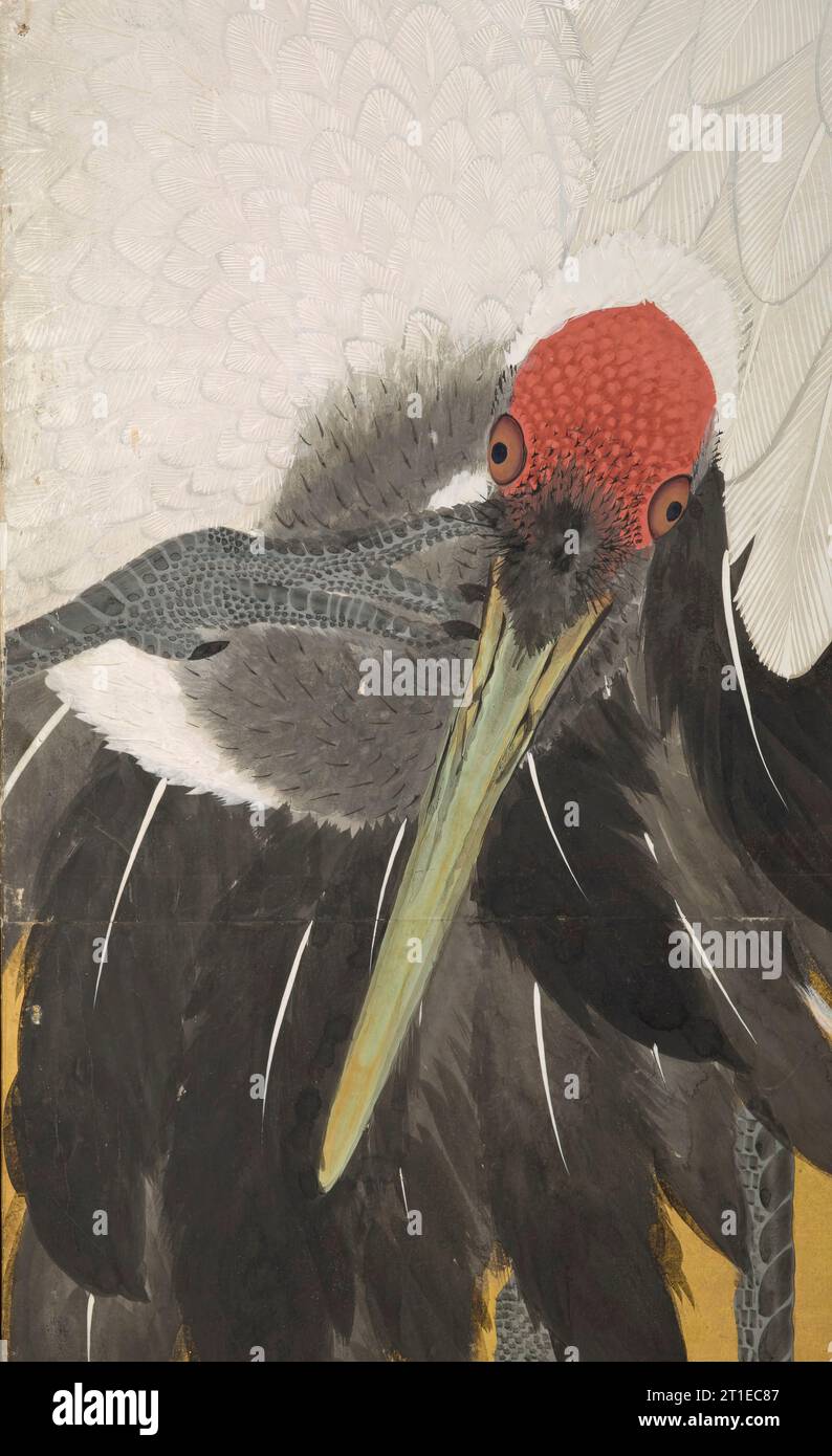 Cranes (image 6 of 20), An'ei period (1772-1780 Stock Photo - Alamy